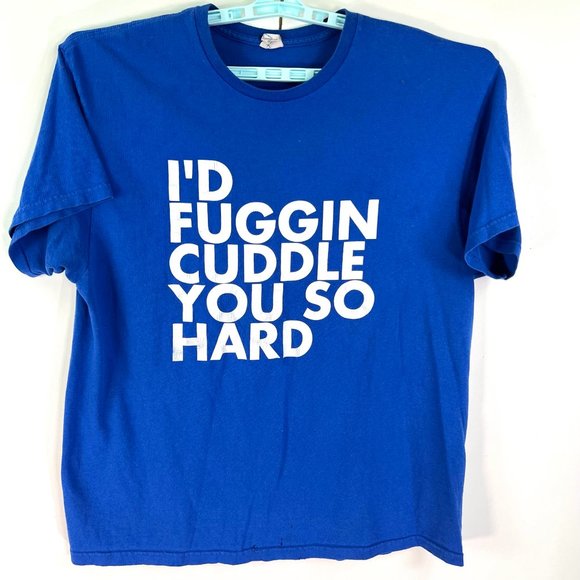 Delta | Shirts | Vintage Id Fuggin Cuddle You So Hard T Shirt Adult ...